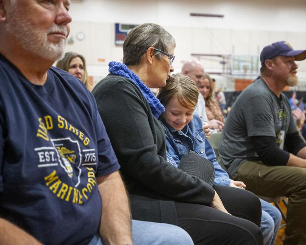 Photos: Veterans honored in local school assembly | Local News ...