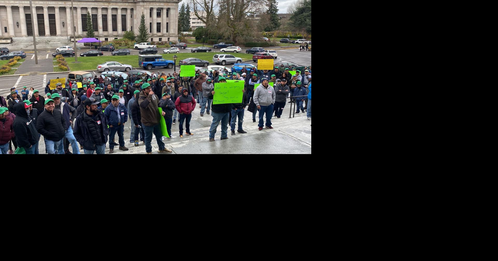 Wenatchee orchard owners, workers rally in Olympia on overtime pay law ...