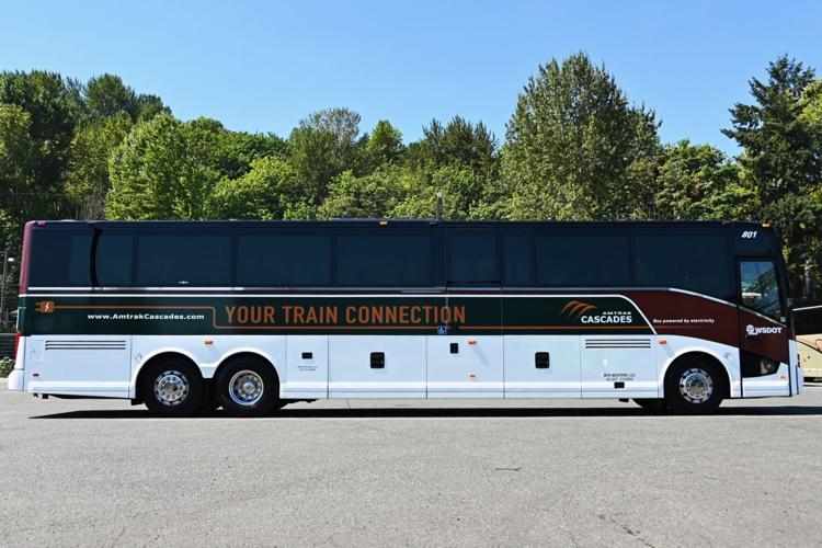 Amtrak introduces first electric bus, will serve Cascades route | News ...