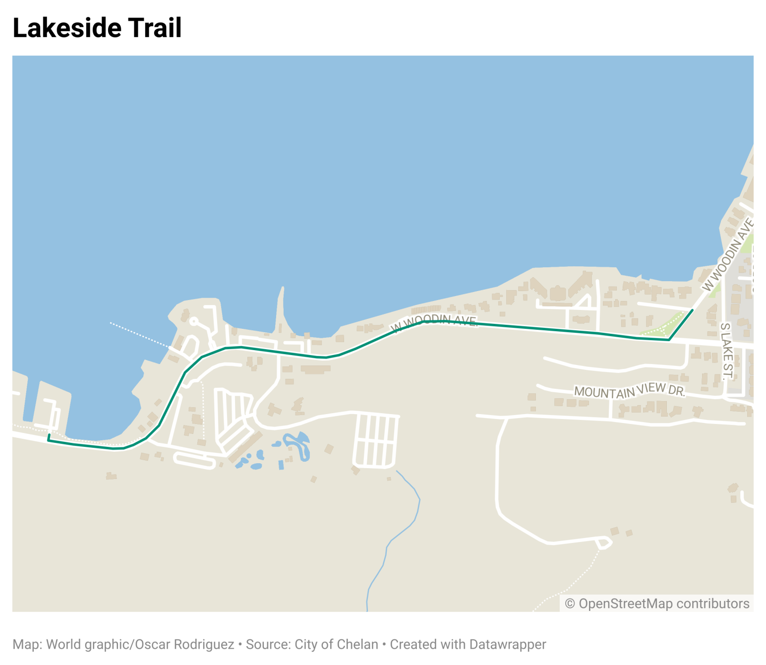 Construction begins on Chelan's Lakeside Trail project | Local News ...