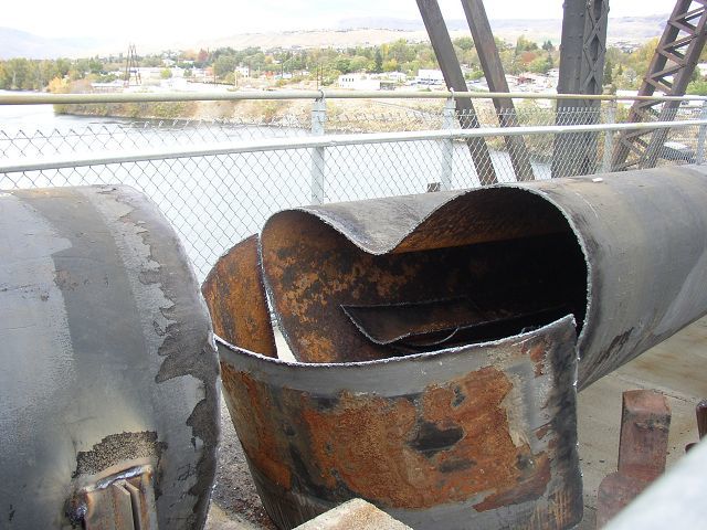 Pipe collapse could close pedestrian bridge | Local News ...