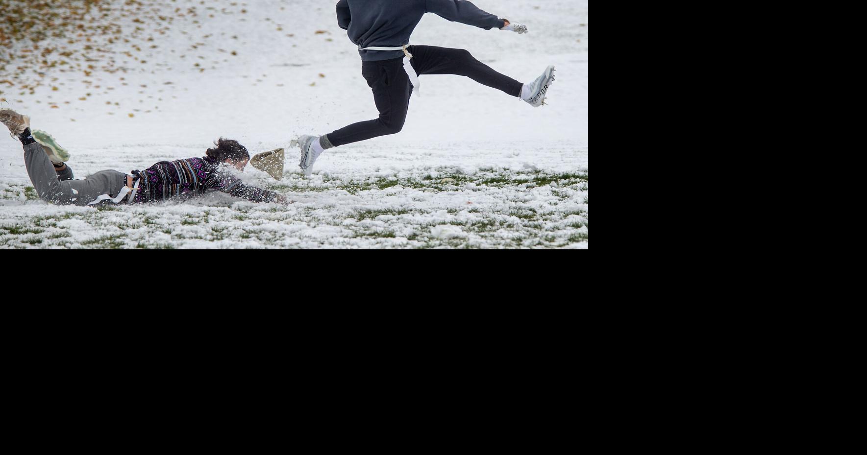 Photos: Thanksgiving Turkey Bowl in the snow | Local News ...
