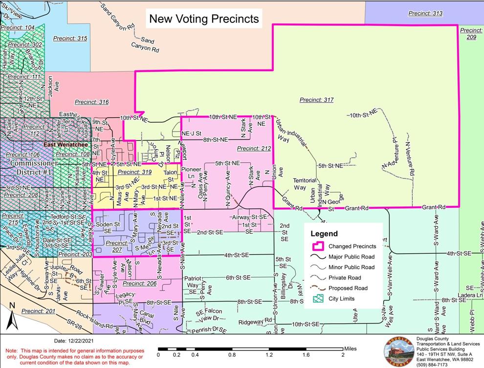 Douglas County adjusts voter districts, precincts to match population ...