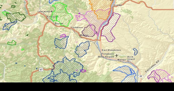 Wildfire maps: 2002 to July 2014 | Local News | wenatcheeworld.com