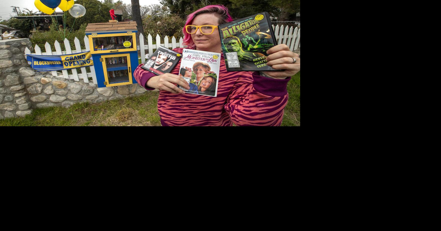 A new Blockbuster store? California woman uses little free library ...