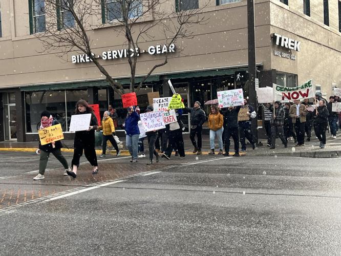 Wenatchee marchers call for ceasefire of Israel-Hamas war | News ...