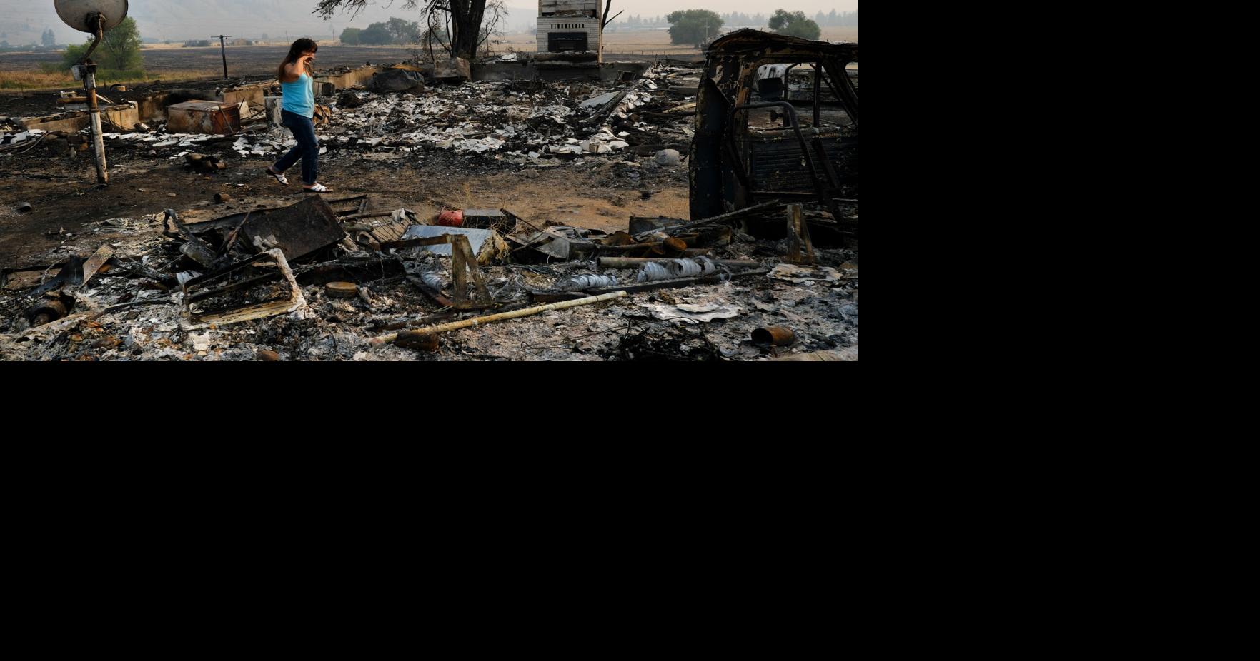 Uninsured and facing fire: Destructive wildfires on the Colville ...