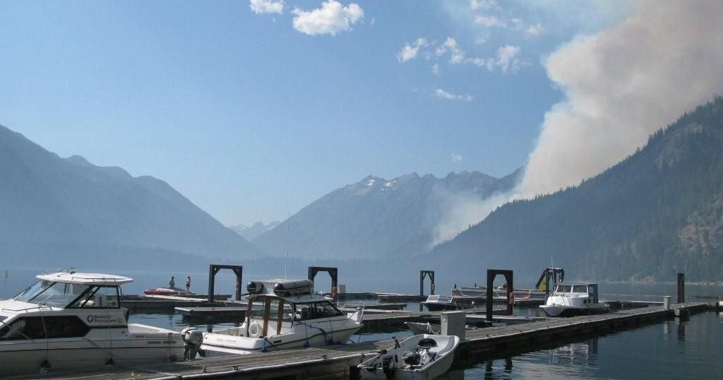 Rain slows blaze in Stehekin as crews set fire lines | Local News ...