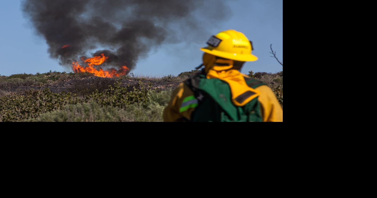 US wildfire fighters are hitting a pay cliff at the worst time ...