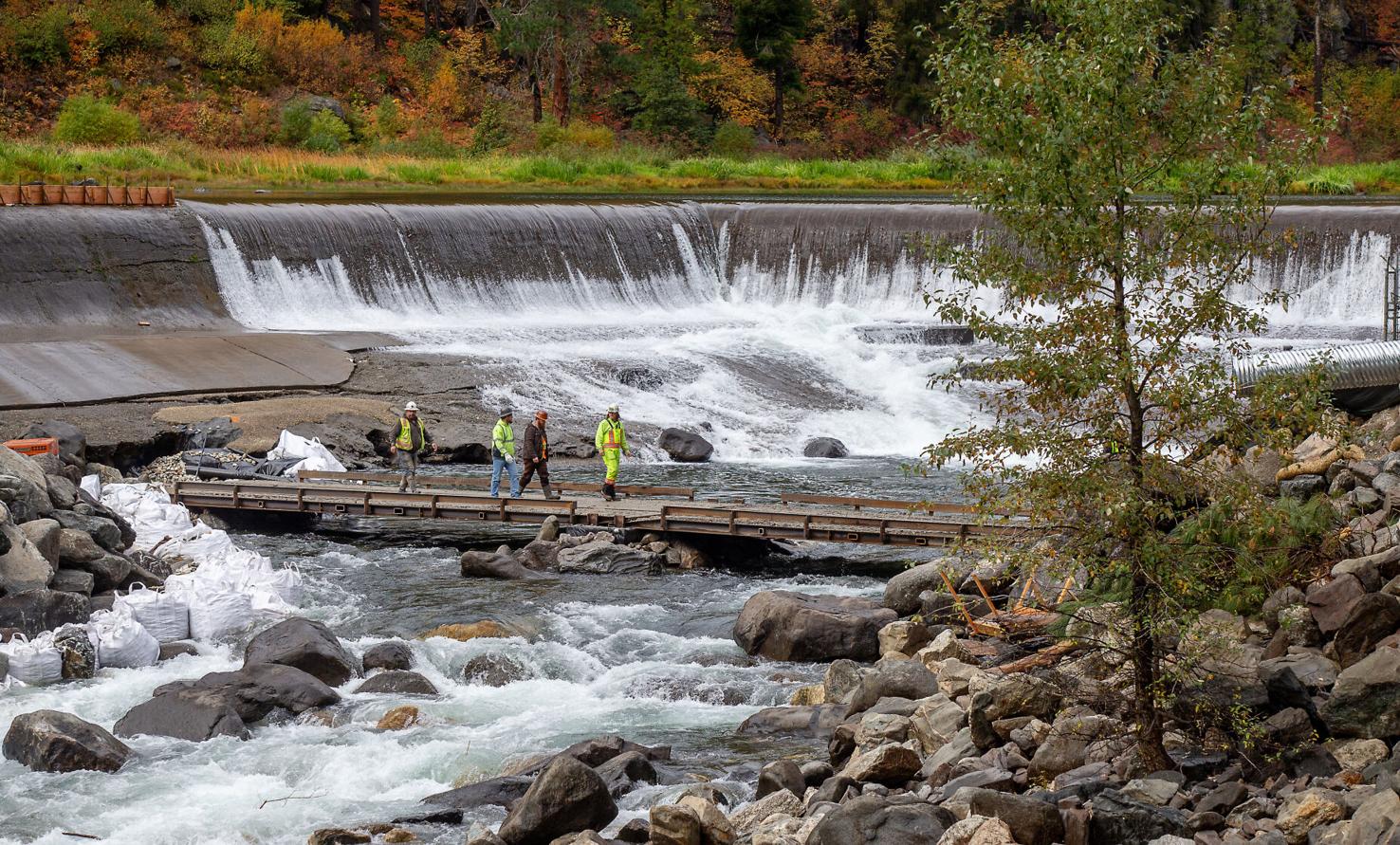 $4.56 million project diverts water over Tumwater Dam, maintains fish ...