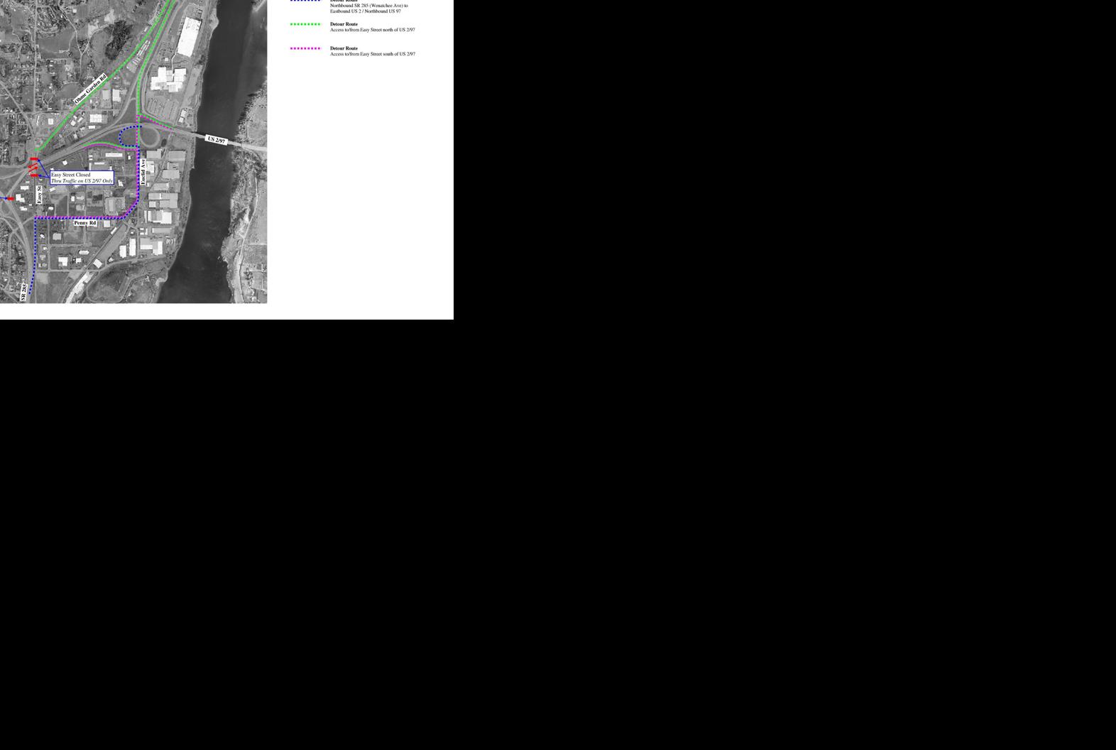 WSDOT nears construction on roundabout project on Easy Street, Highway ...