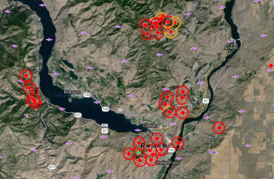 Interactive map of area fires | Local News | wenatcheeworld.com