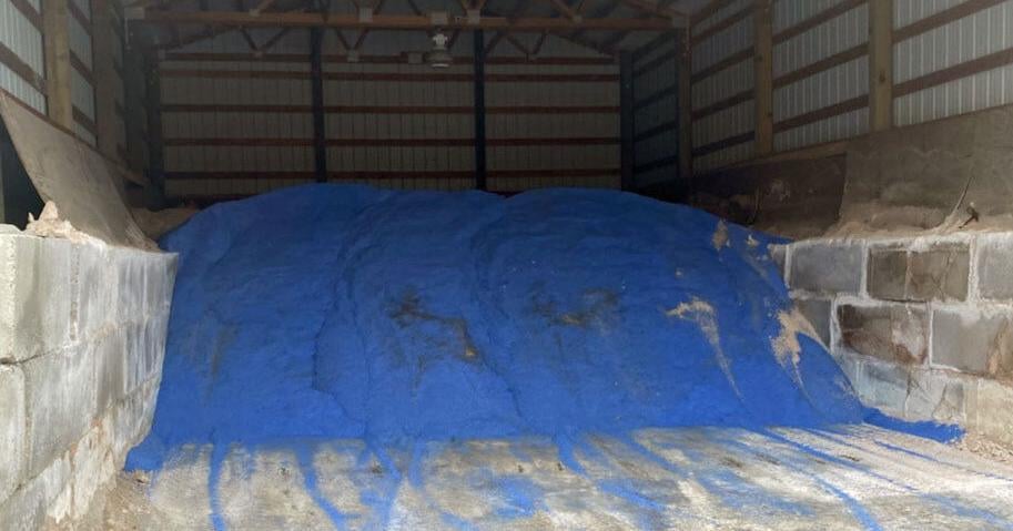 Chelan County opts for a blue road salt for this winter | News ...