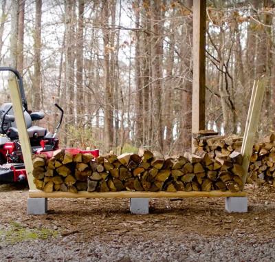 Summer Living: How to build a firewood rack for your backyard | At Home ...