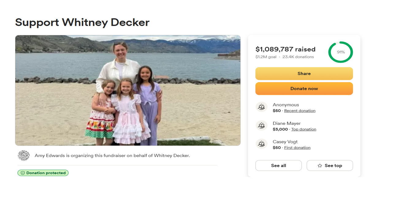 Decker family GoFundMe surpasses $1M | News | wenatcheeworld.com