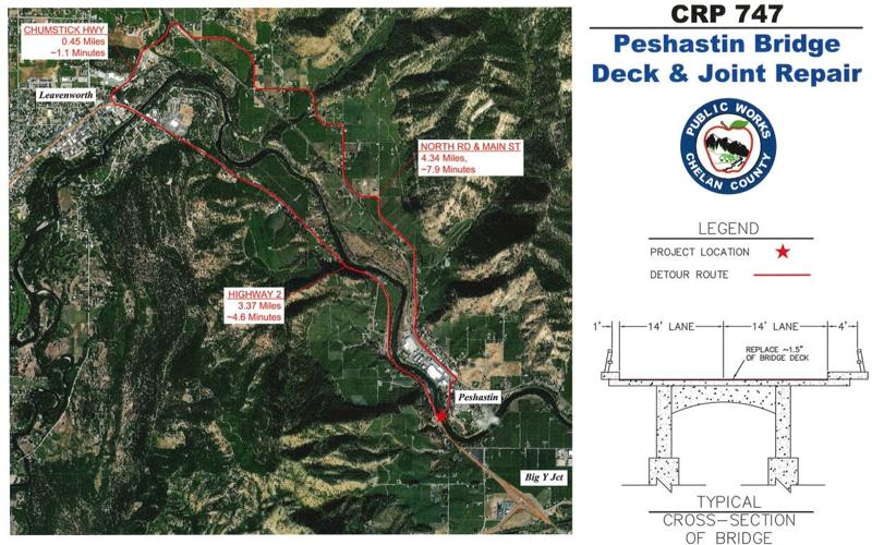 Peshastin Bridge closed, repairs to take about a month | Local News ...