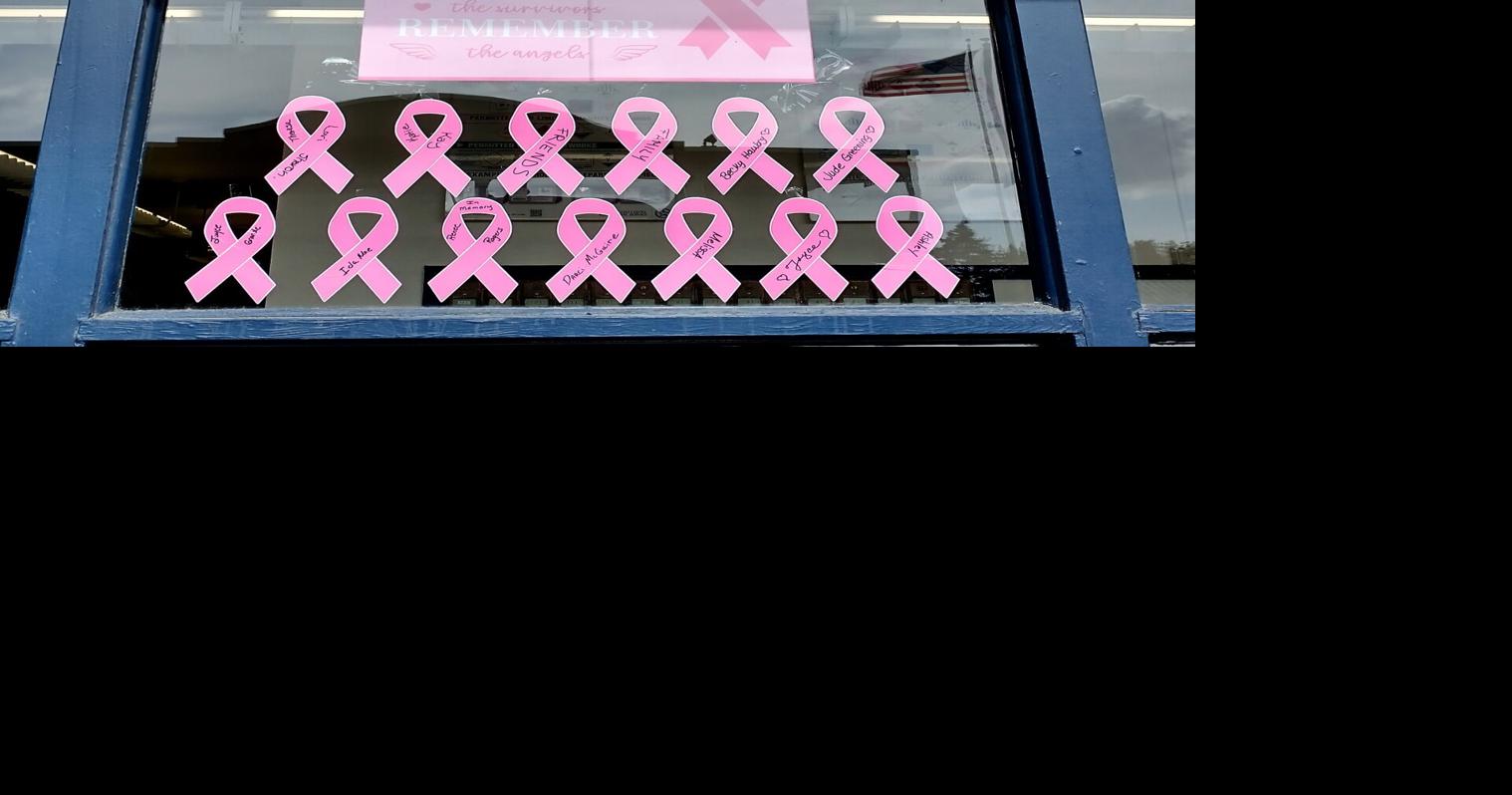Waterville Post Office displays pink ribbons for Breast Cancer ...
