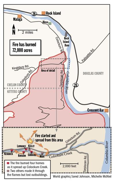 Colockum Tarps Fire maps | Local News | wenatcheeworld.com