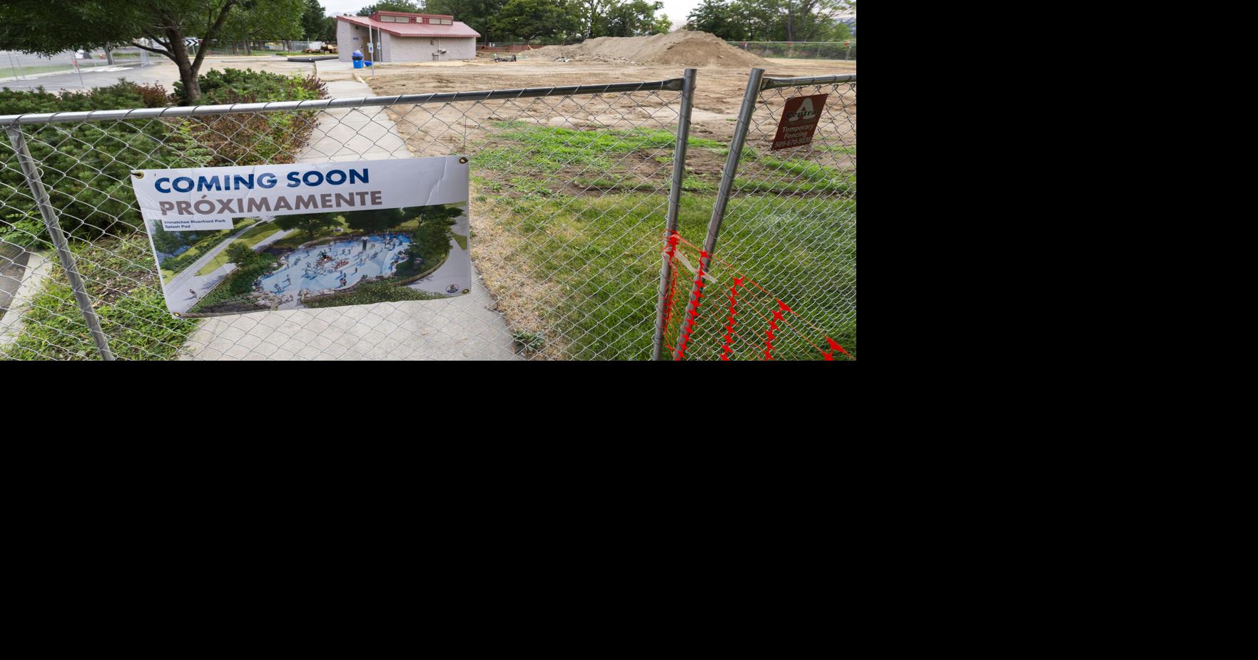 Wenatchee Riverfront Park splash pad takes shape — but wait. There's an ...