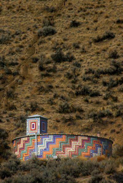 Get Out! Reflector art lights up hillside | News | wenatcheeworld.com