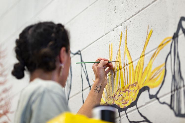 Pinnacle Beerworks mural by Kealani Yamamoto | | wenatcheeworld.com