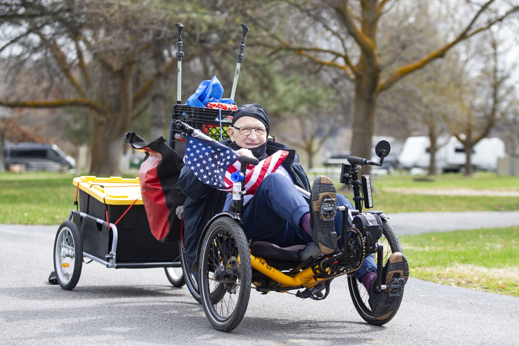 Coast-to-coast at 84: US Air Force veteran's 4,000-mile bicycle odyssey ...