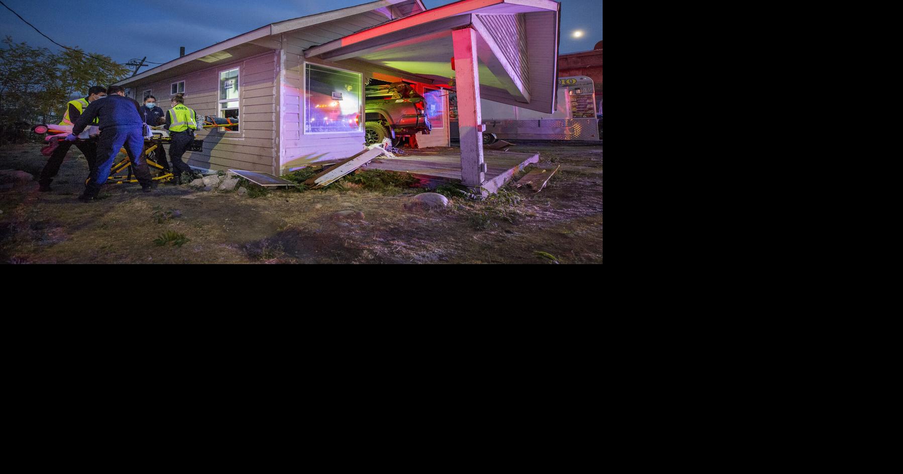 Pickup hits 6 cars, crashes into Wenatchee house | Local News ...