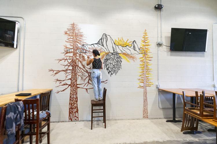 Pinnacle Beerworks mural by Kealani Yamamoto | | wenatcheeworld.com