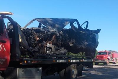 Driver Seriously Injured in Fiery Jasper County Crash | News ...