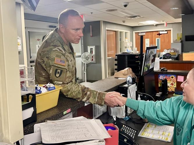 Brigadier General Jamie Burk visits BJACH at Fort Johnson | News ...