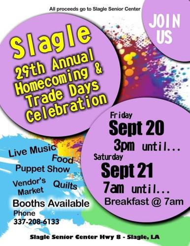 Slagle Trade Days Coming Soon | News | westcentralsbest.com