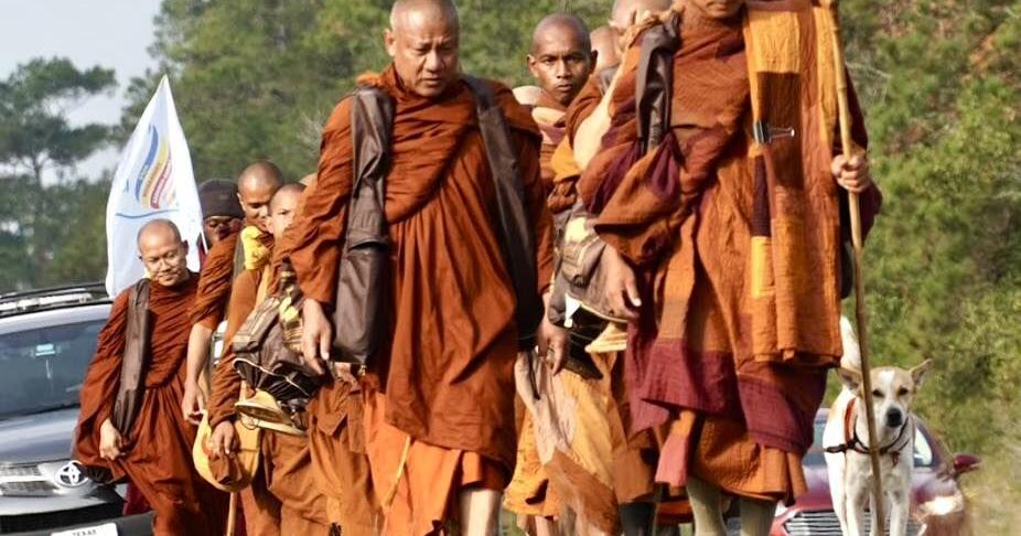Buddhist Monks Bring Their Walk For Peace Through West Central ...
