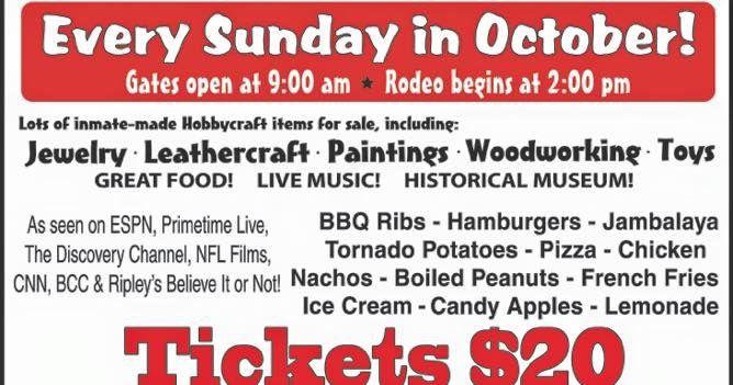 52nd Annual Angola Prison Rodeo set every Sunday in October ...