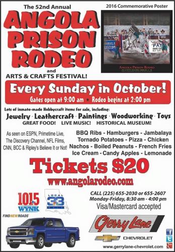 52nd Annual Angola Prison Rodeo set every Sunday in October ...