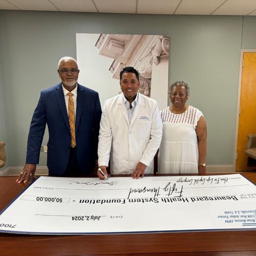 Dr. Benson Makes $50,000 Donation to Beauregard Health System ...