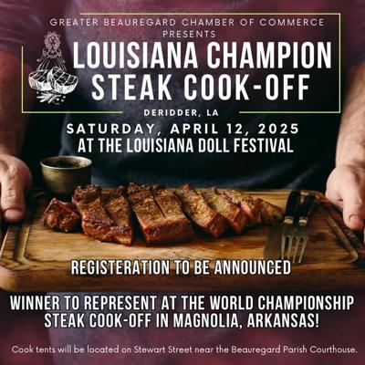 Louisiana Champion Steak Cook-Off Coming to Beauregard Parish | News ...