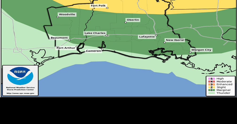 NWS lists Slight and Marginal Risks for Severe Weather Today | News ...
