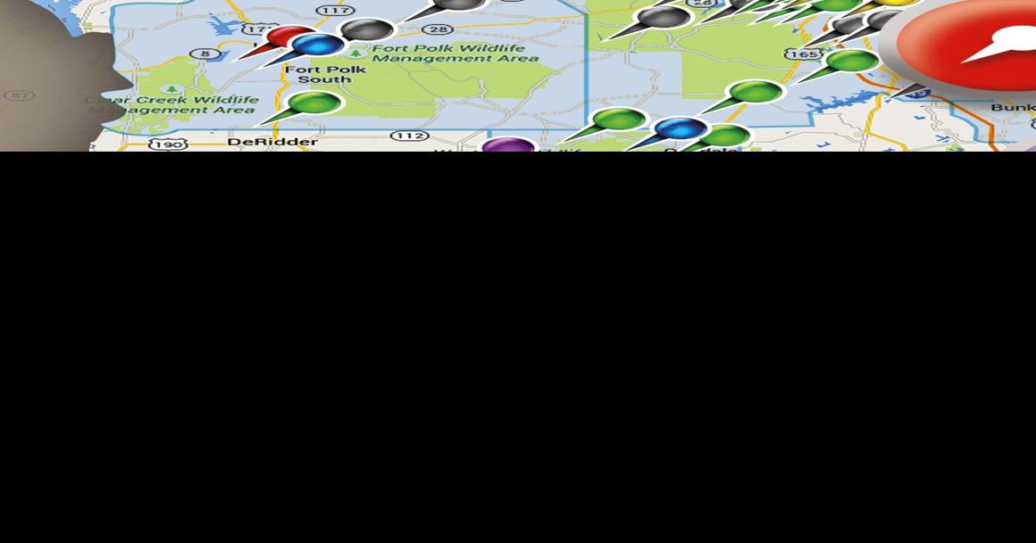 Interactive Cenla map points to healthy activities | Life ...