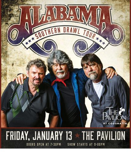 Alabama's "Southern Drawl Tour" coming to Coushatta Casino Resort on ...