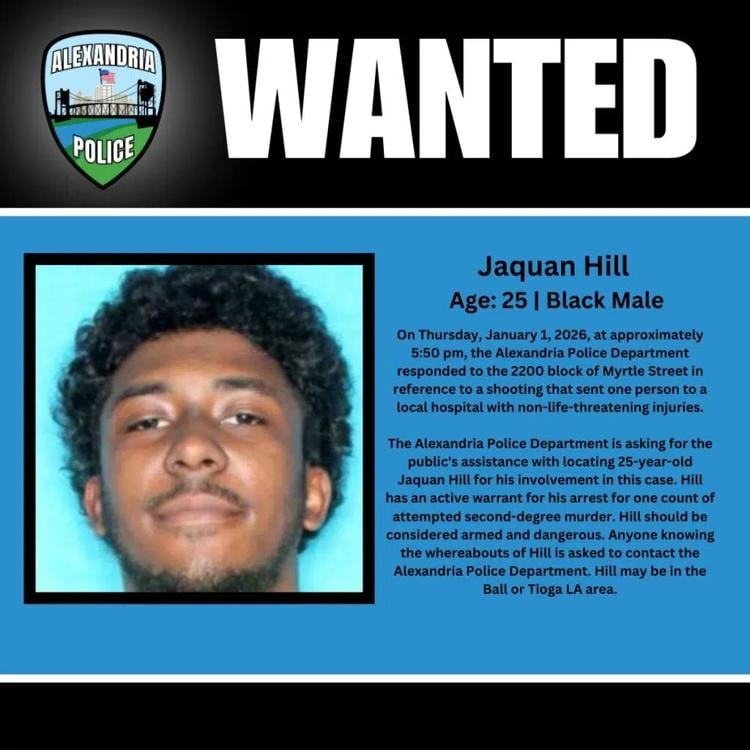 WANTED: Alexandria Police Searching for Shooter Wanted For Attempted ...