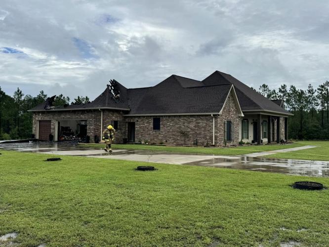 Beauregard Fire Departments Respond to House Fire Caused by Lightening ...