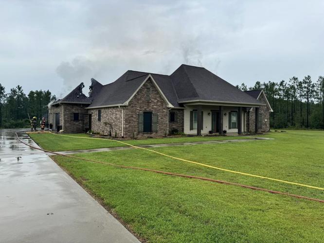 Beauregard Fire Departments Respond to House Fire Caused by Lightening ...