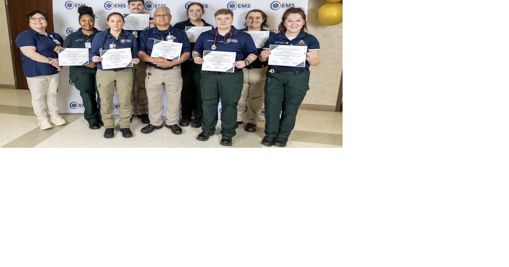 A Safer Central Louisiana: Nine Acadian EMT Graduates Gear Up to Answer ...