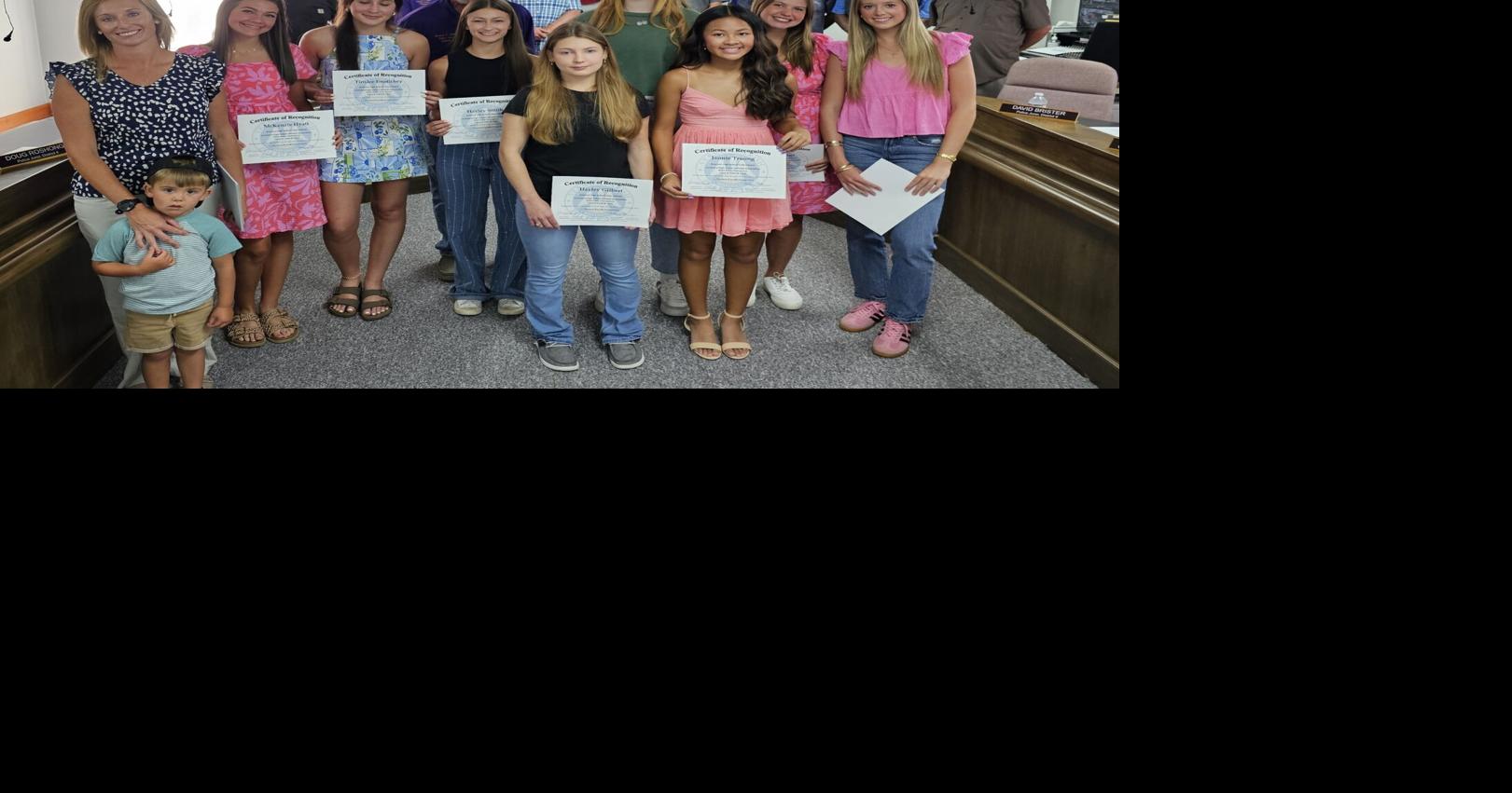 Anacoco Lady Indians Track and Field Team Honored By Police Jury for ...