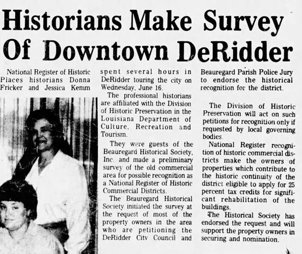 DeRidder Main Street, City of DeRidder Recipient of William G. Pomeroy ...