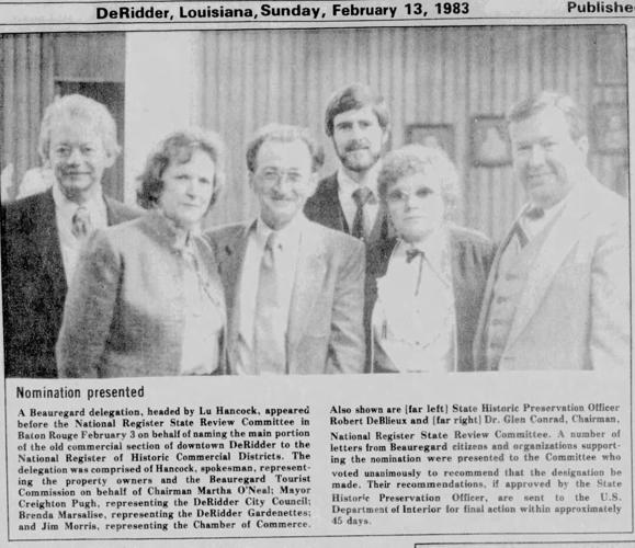 DeRidder Main Street, City of DeRidder Recipient of William G. Pomeroy ...