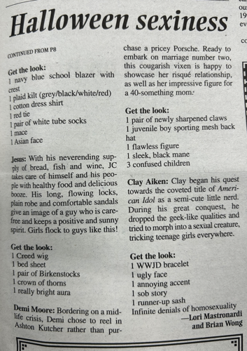 Let’s do the time warp again: Western’s Halloween costumes through the ...