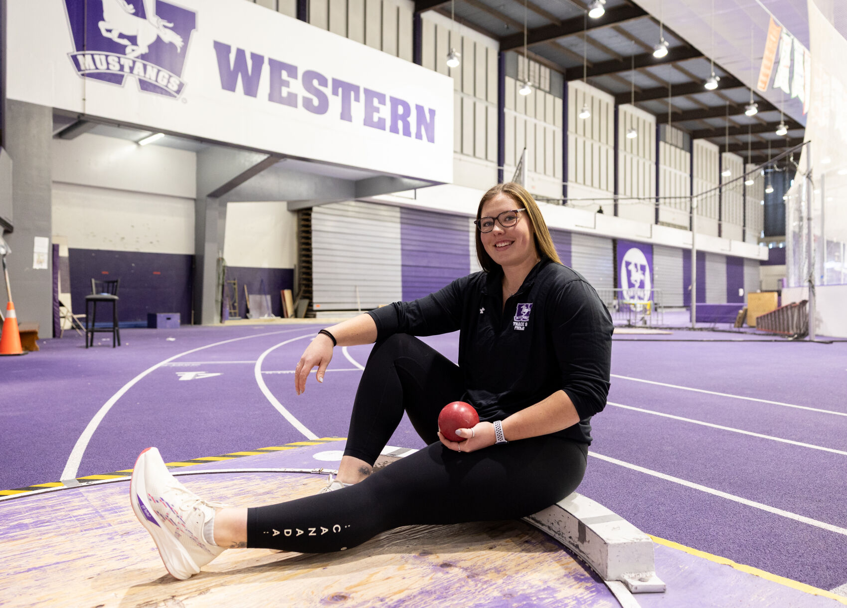 Liv Sands doesn’t need superstitions to spin shot put to new records ...