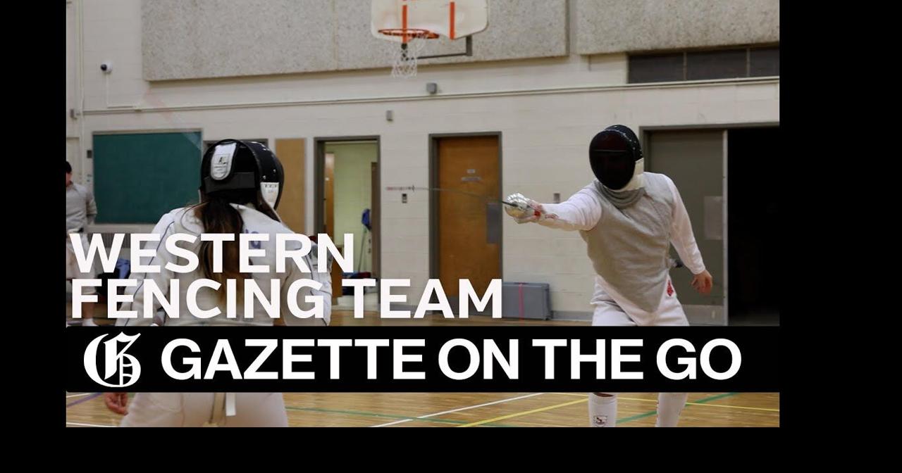 Gazette on the Go: The Western fencing team | Multimedia ...