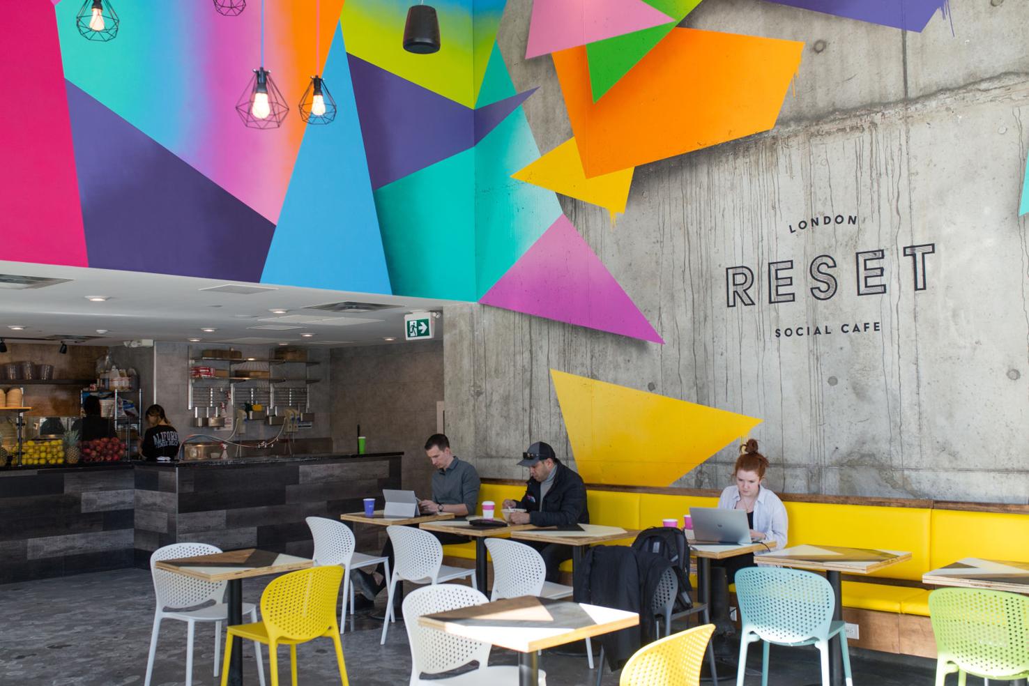 Reset Social Cafe brings colourful coffee-lunch oasis to London ...